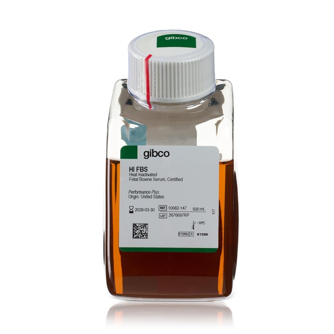 Gibco Fetal Bovine Serum, certified, heat inactivated, United States ...